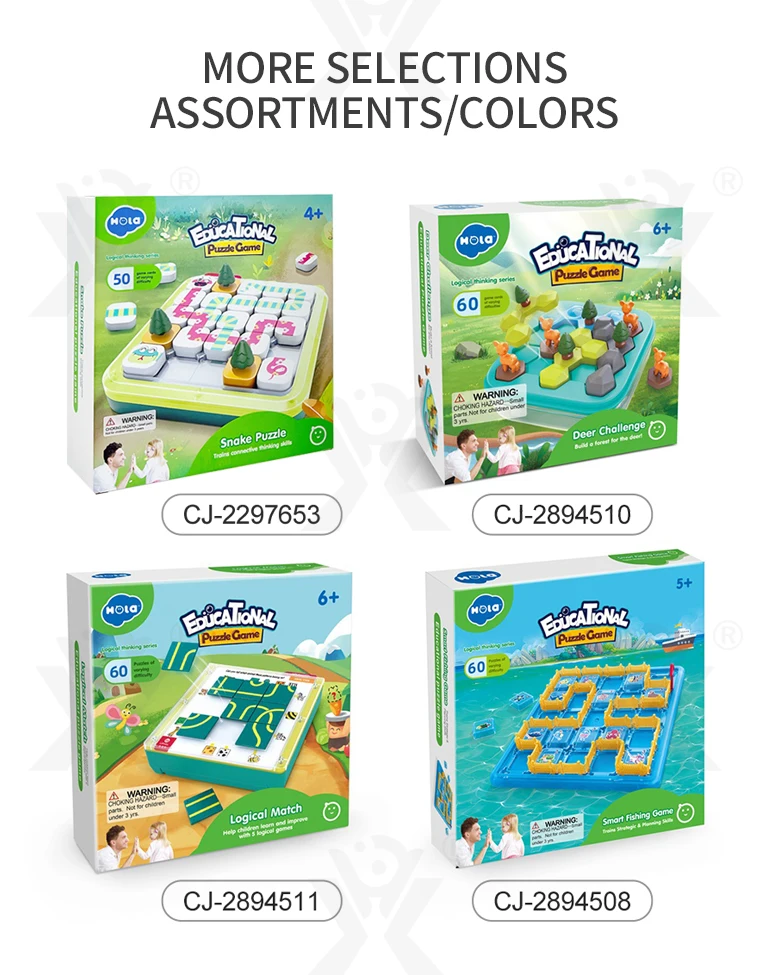 Educational Snake Connective Thinking Skill Training Early Childhood ...