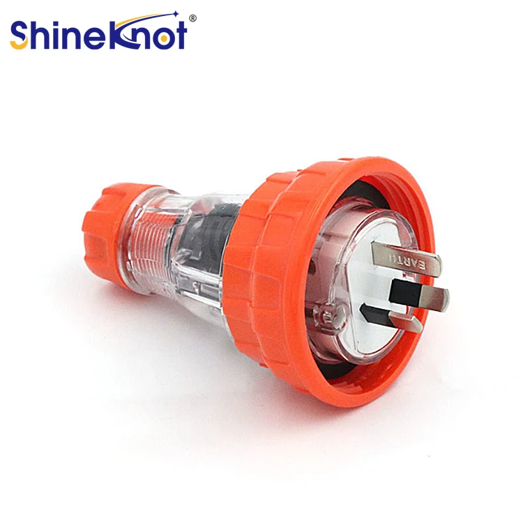 AS/NZS SAA Australian Standard IP66 56P310 10A 250V 3 Flat Pins ...