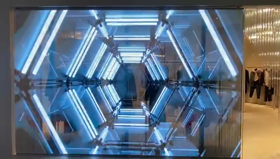 High Transparency Led Transparent Display P 2.5 Full Color Outdoor ...