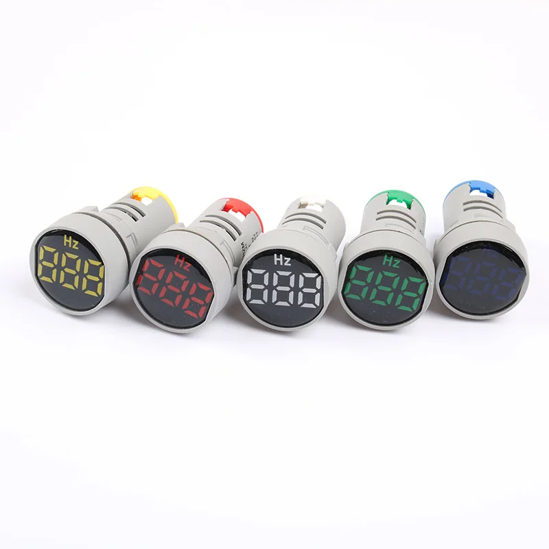AD16-22HZM Circular Mini Led Digital Display HZ Meter