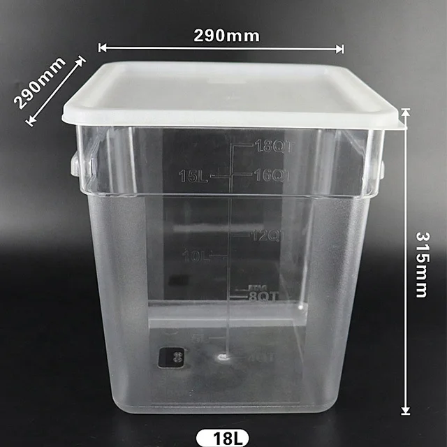Durable Food Storage Containers - Polycarbonate & Polypropylene