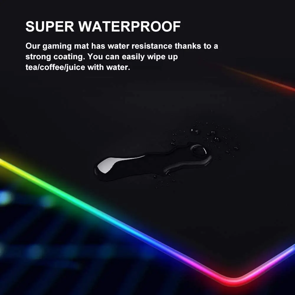 Lighting Custom Printed Xxxl Extra Large Anti-slip Rubber Keyboard ...