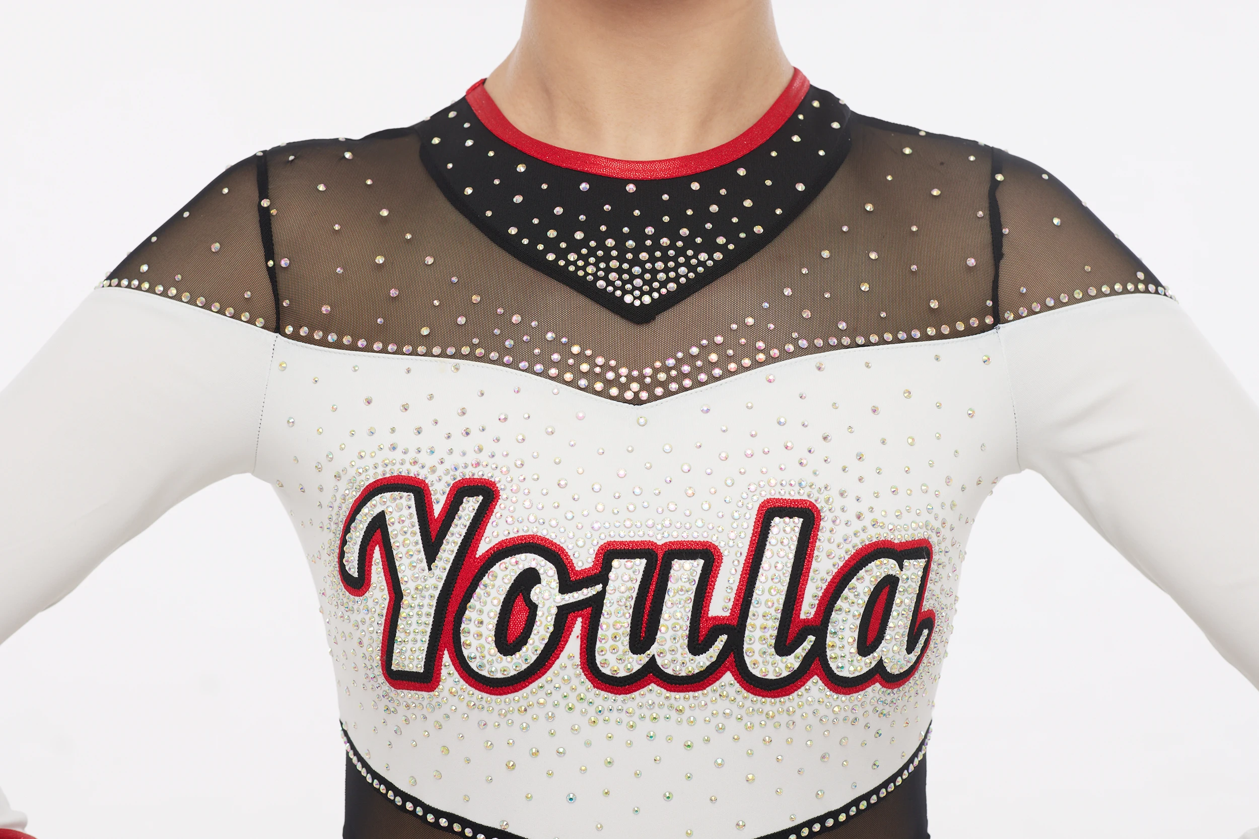 Youla New Black Cheerleading Uniforms High Quality Custom Kids ...