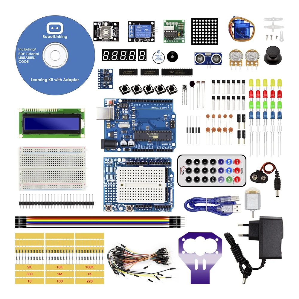 Robotlinking diy upgraded tiny machine learning starter kit box Compatible With Arduino IDE ...