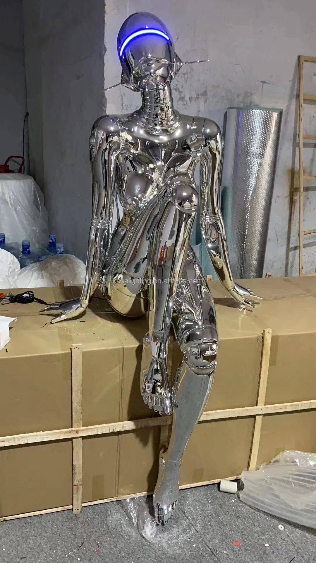 Hajime Sorayama Metropolis Ii Sexyrobot Chrome Zinc Sculpture - Buy Hajime Sorayama Sculpture ...