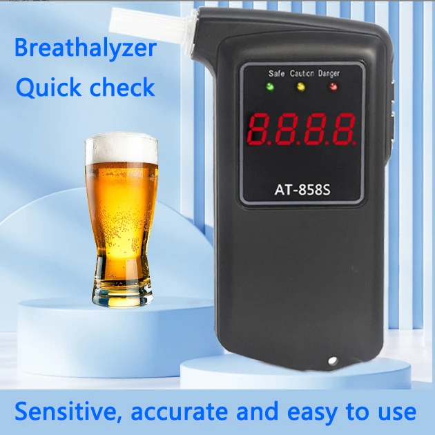 2023 New Design Breath Alcohol Composition Checker Breathalyzer Traffic ...