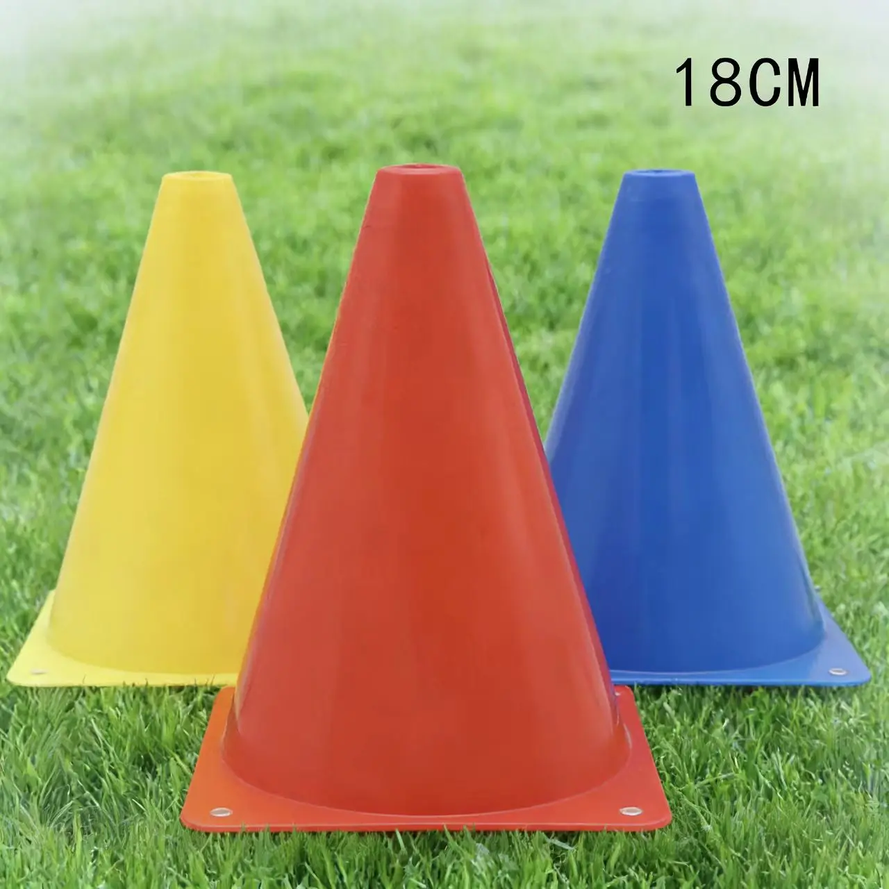 18 cm Thicken Soccer Cones PE Material Agility Cones for Kids Training ...