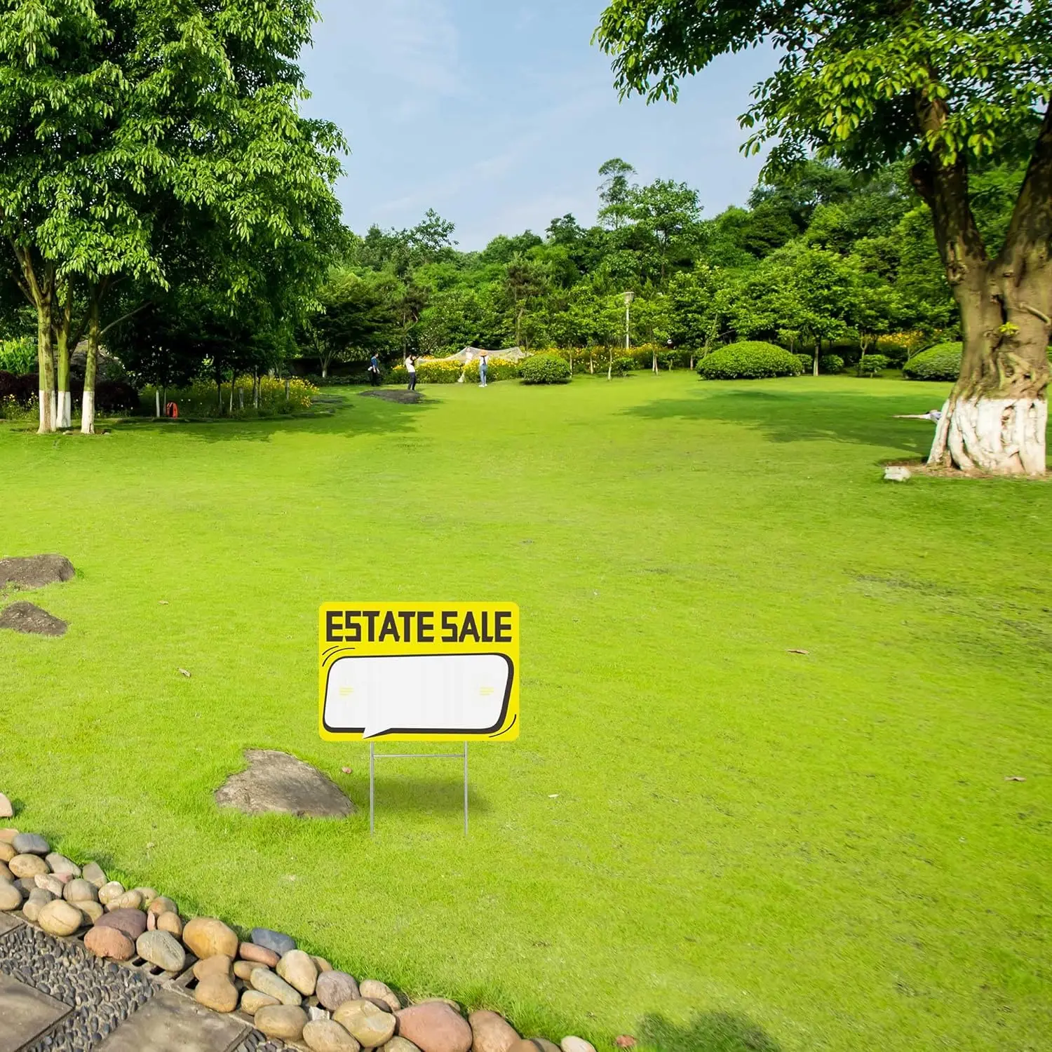 Securun 2024 Estate Sale Signs With Stakes Double Sided, Premium 2 Pack ...