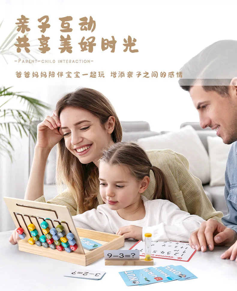 Wooden Alphabet Number Position Board Preschool Montessori Educational ...