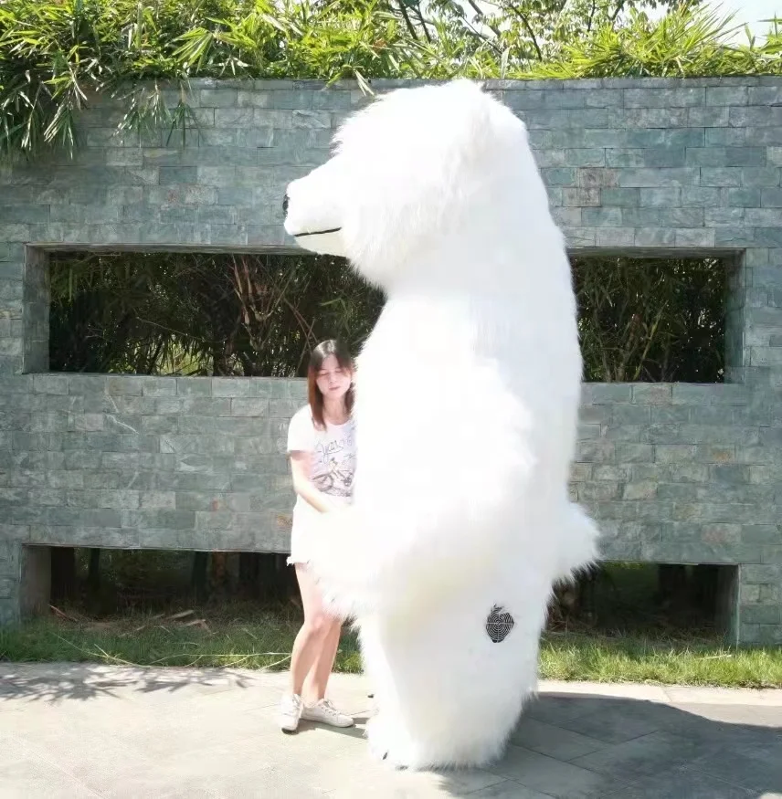 PVC Teddy Bear Mascot Costume - 1.8m-3m Inflatable Cartoon Toy for ...