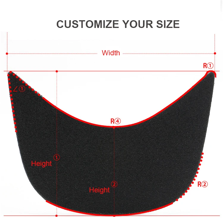 Dwdp-visor Custom Top Plastic Short Baseball Hat Brim Inserts For Hat ...