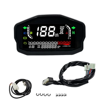 Universal Motorcycle Digital Dashboard Speedometer Lcd Display Screen ...