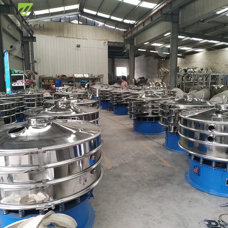 Cy-mach Flour Rotary Vibrating Screen Sieve Filter Ultrasound Rotary ...