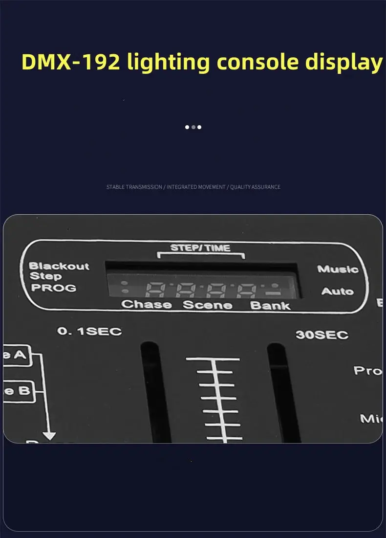 DMX 512 LED Controller - 192 Channels for Professional Lighting