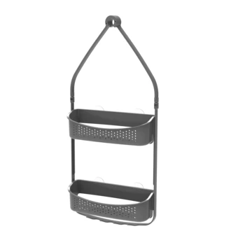Modern Wall Mount Bathroom Storage Rack Shelf Holders 2 Tier Shelf Shower Caddy - Buy Wall Mount ...