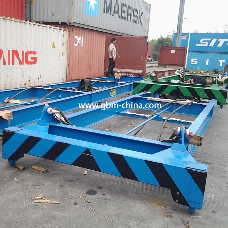 Iso Shipping Container 20ft 40ft Semi Automatic Lifting Frame - Buy ...