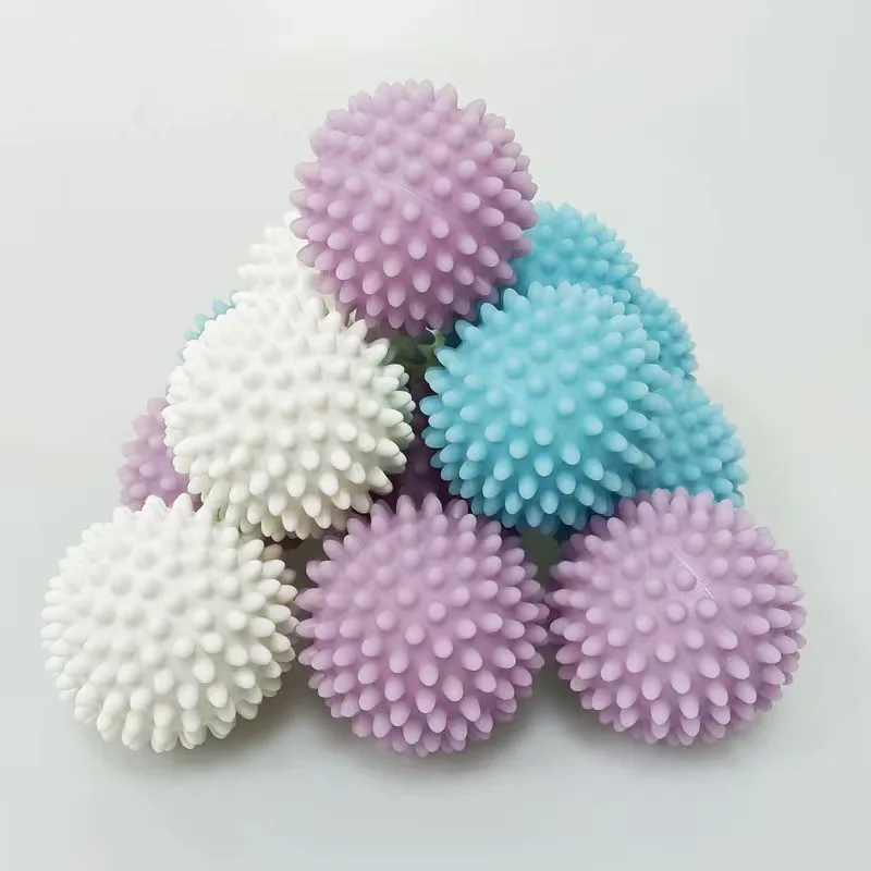 PVC Reusable Laundry Ball Washing Drying Fabric Softener Ball for Home ...