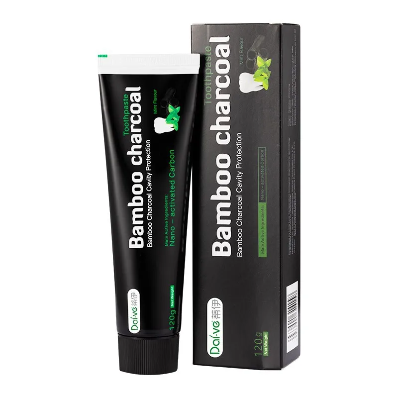 Bamboo Charcoal Toothpaste With Fresh Breath Aloe Mint Genuine ...