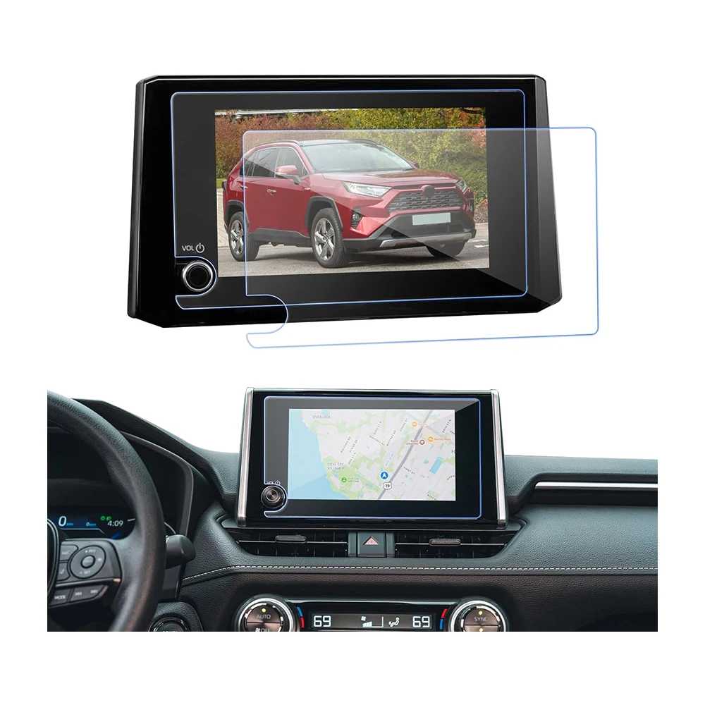 Glass Screen Protector 2023 2024 Rav 4 Accessories 8 Inch Gps ...
