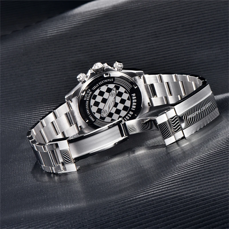 PAGANI DESIGN Men's Luxury Quartz Chronograph Watch with Stainless ...