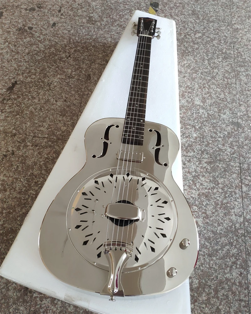 Jonathan Resonator Guitar - Premium Resophonic Guitar with Metal Body ...