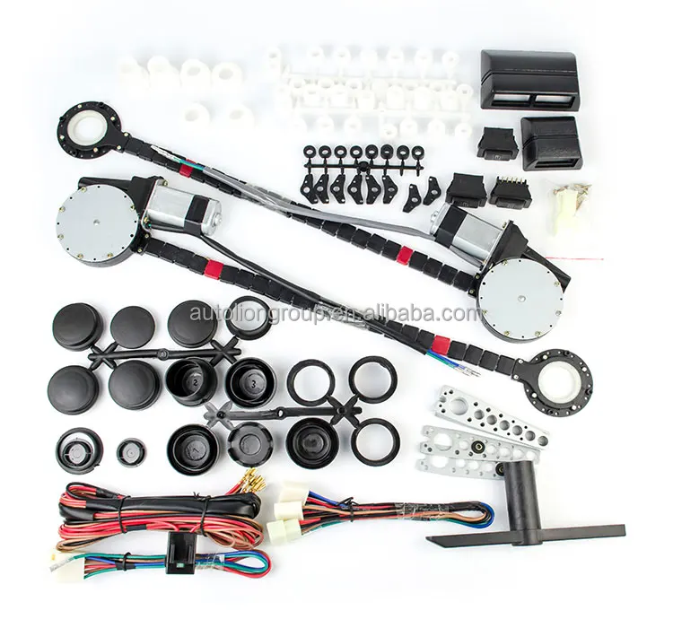Universal Power Window Kit - 2 Doors, 12 Volts Automatic