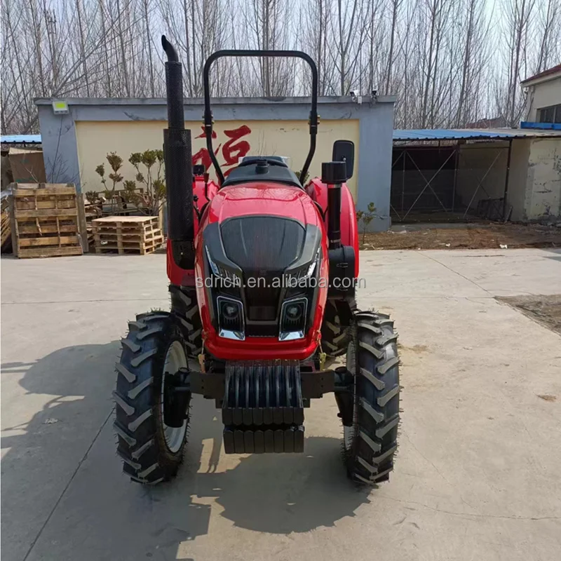 50hp Agricultural Tractor With Cabin And Ac Big Chassis And Big Oil ...
