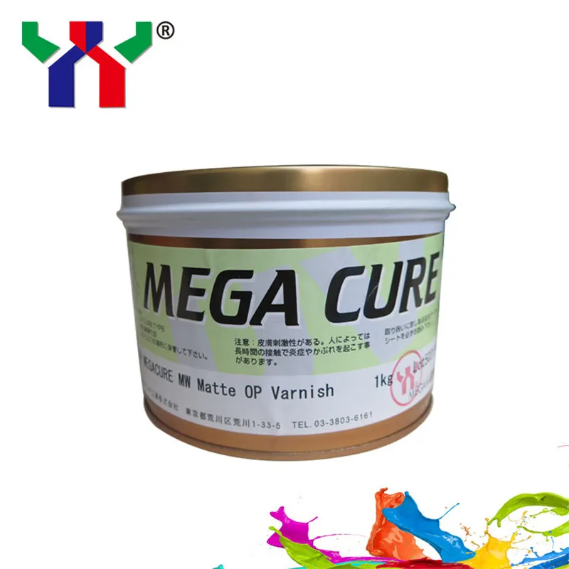 Uv Offset Ink Megacure Matt Op Varnish Printing Ink 80,1 Kg/can - Buy ...