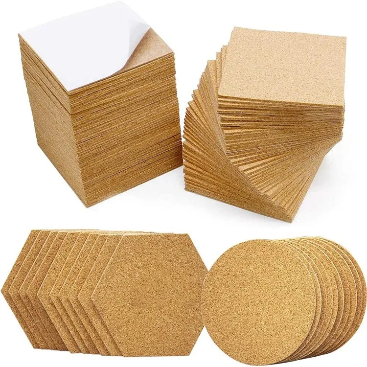 Wholesale Customization Adhesive Cork Roll and Eco-friendly Square or ...