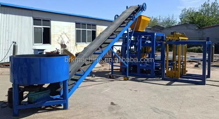 QTJ4-26 Semi Automatic Block Machine QT4-26 Fabricant De Pav De Ciment ...