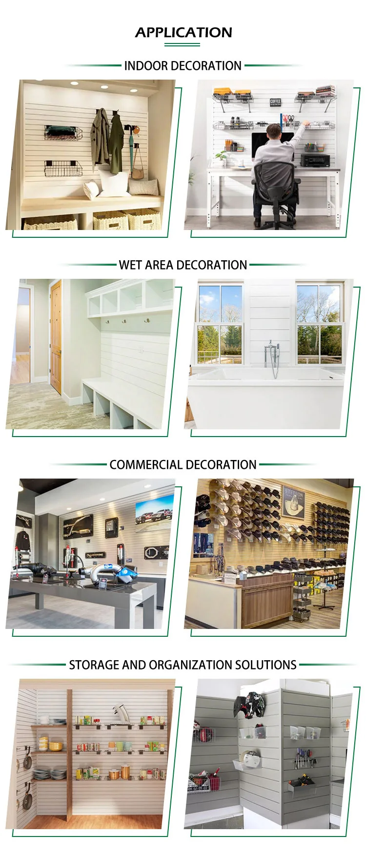 2x3 Ft Slat Wall Panels - Efficient Garage Storage Solutions