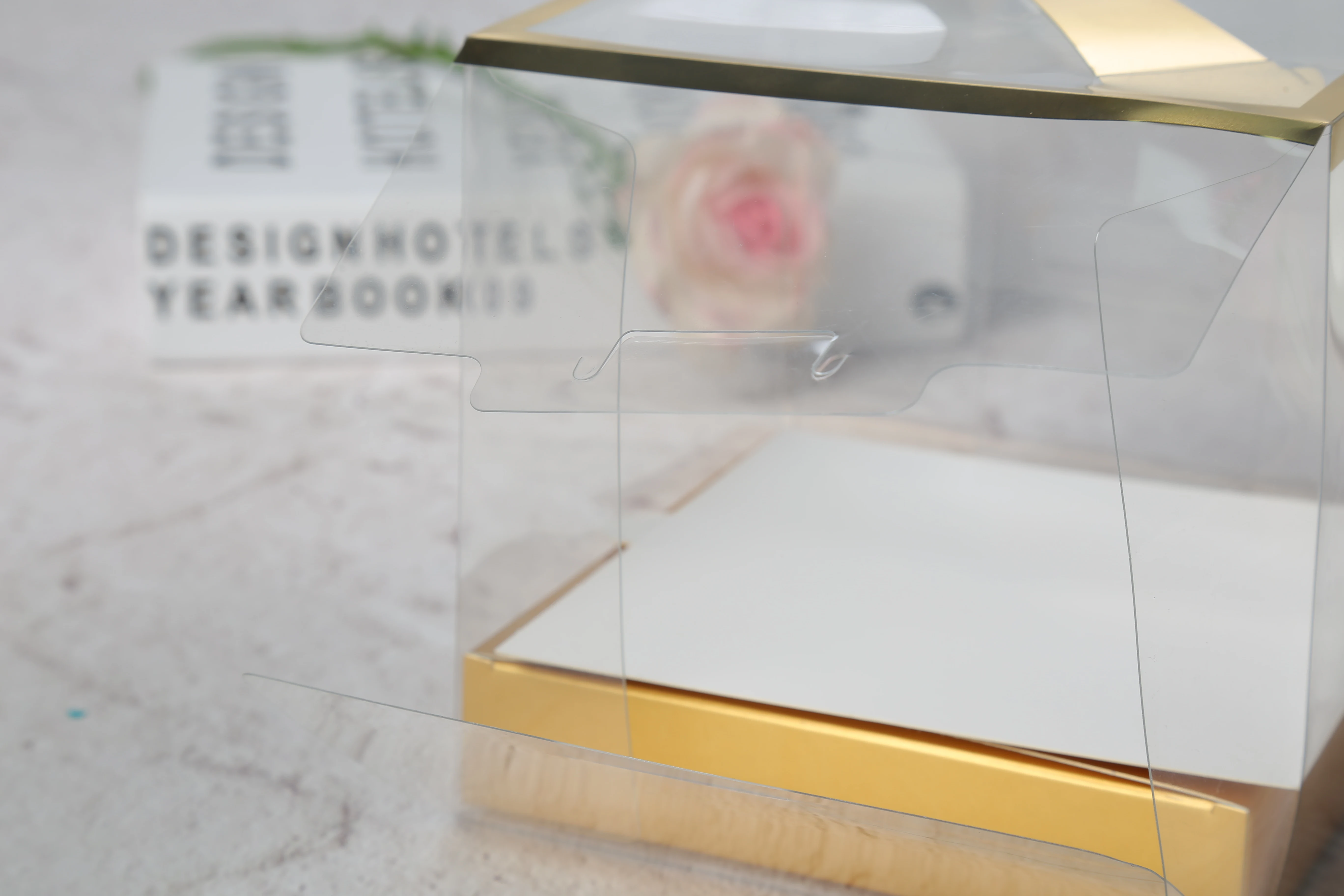 Square Transparent Clear Plastic Packaging Box For Little Cake - Buy ...