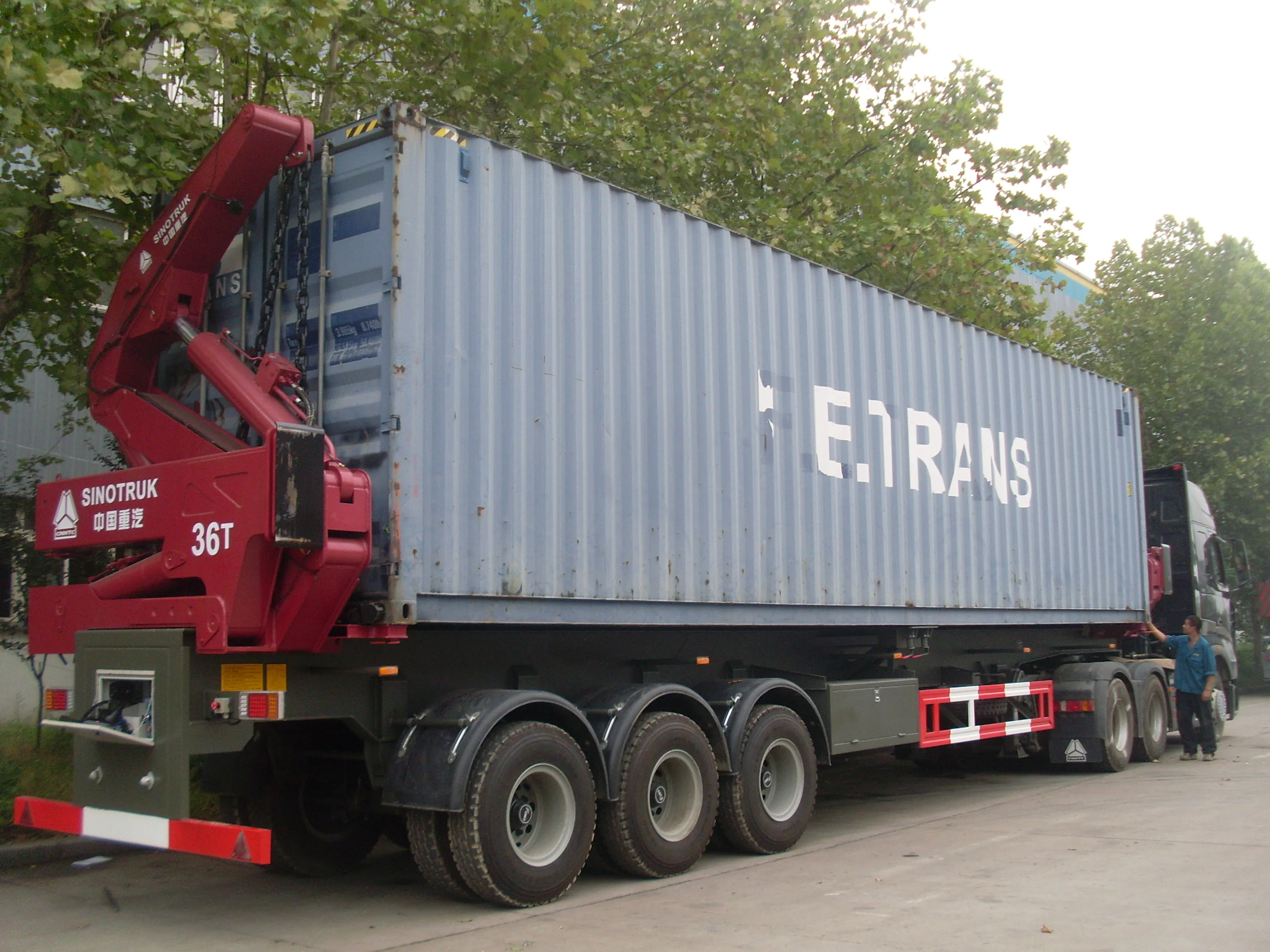 20ft 40ft Container Side Lifter MQH37A - 37 Ton Capacity
