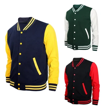 Wholesale Blank Varsity Jackets Custom Unisex Baseball Jacket Men ...