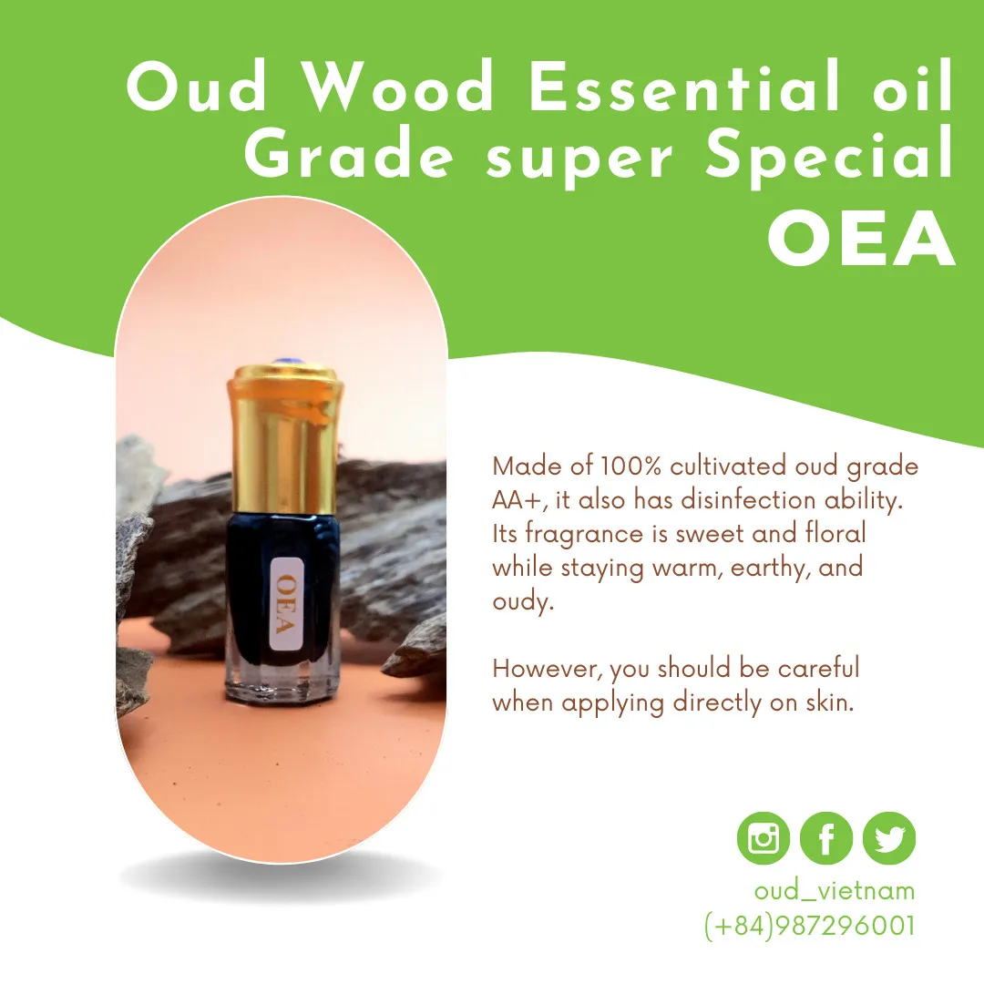 Oud Oil - Luxurious 100% Natural Essential Oil from Vietnam