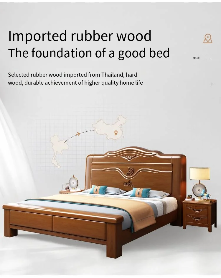 Shop Our Collection of Modern Chinese Style Solid Wood Beds