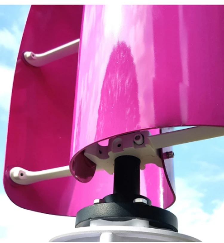 3kw Tulip Design Vertical Wind Turbine 24v 48v 3kw Vertical Axis Wind ...