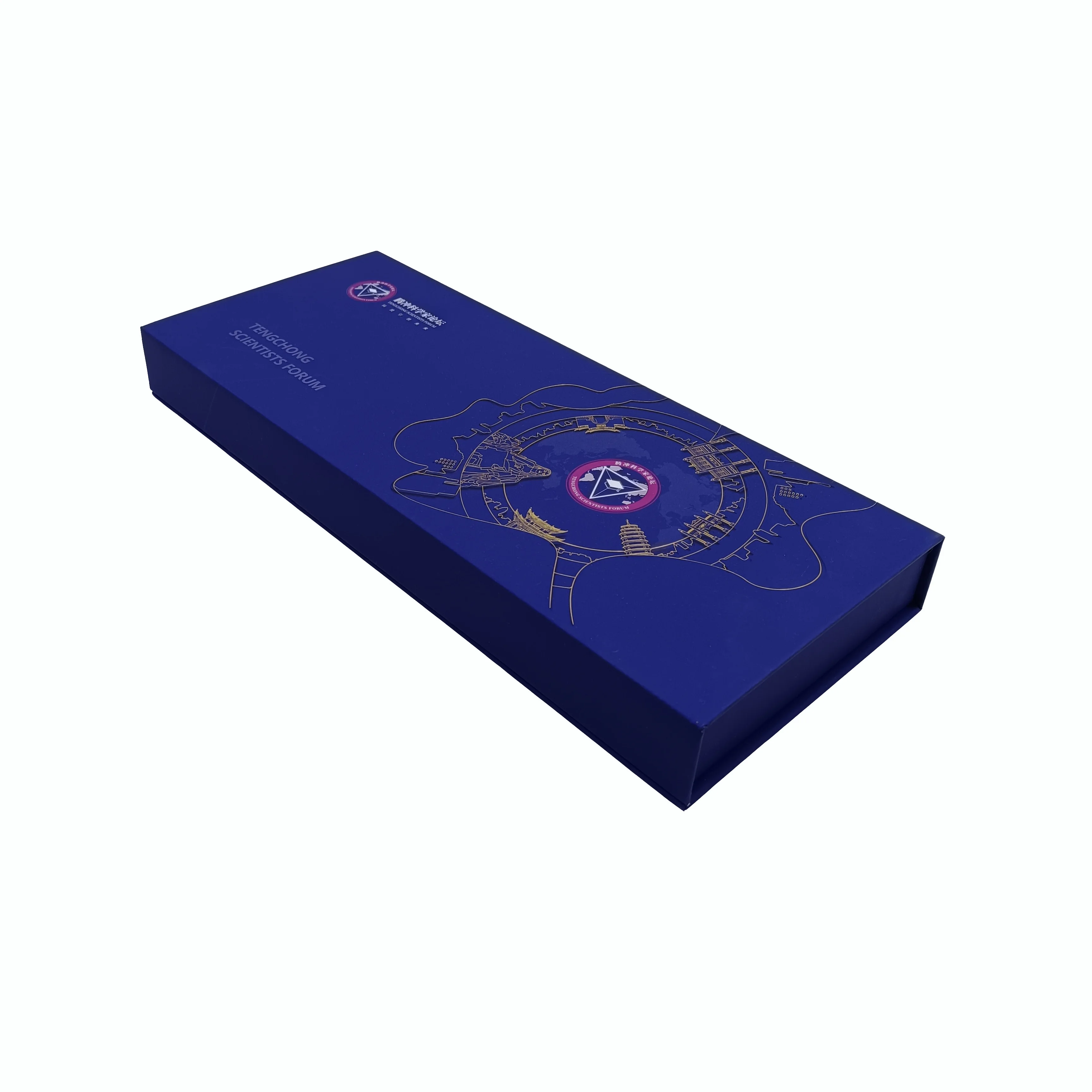 Ecp-friendly Luxury Book Shaped Rigid Paper Box Magnetic Gift Boxes ...