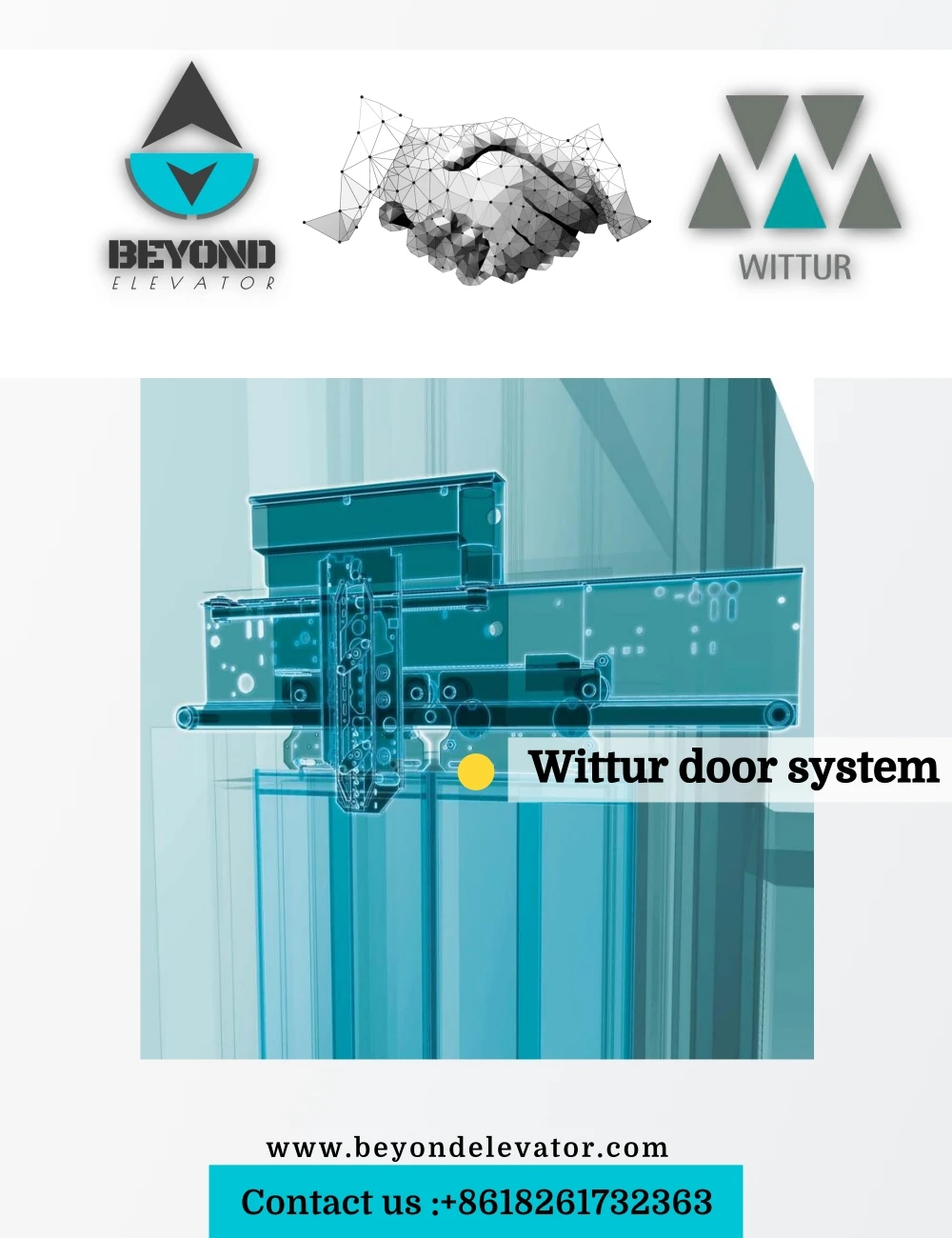 Wittur Elevator Door System Augusta - Modern Hanger Door for 700-1000mm ...