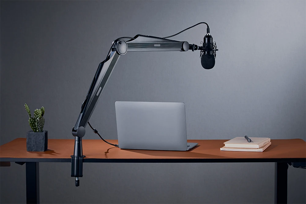 Mds15-1 Heavy Duty Mic Microphone Mount Scissor Arm Studio Desk Table ...