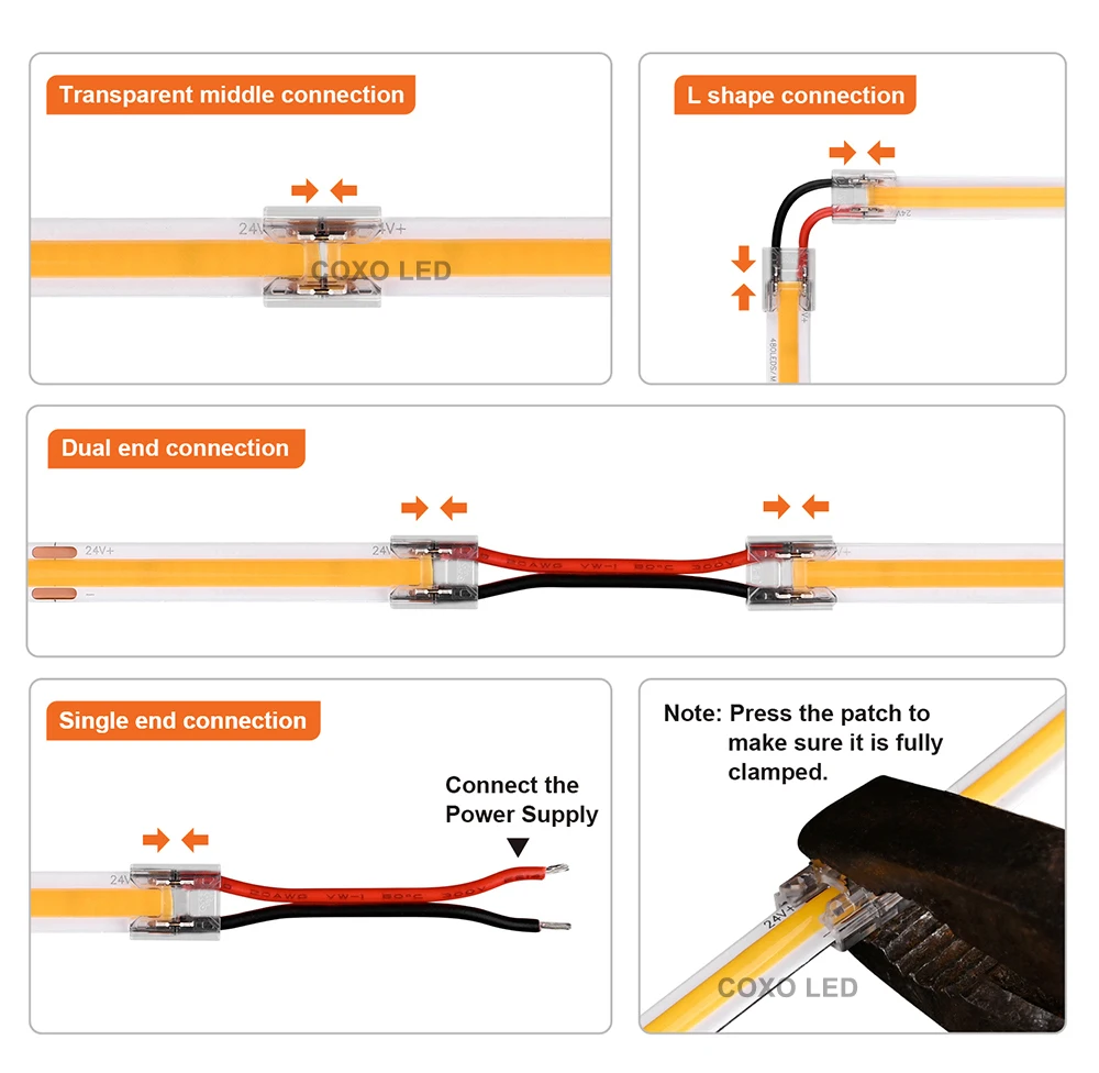 COXO COB LED Strip Lights - Flexible, Efficient Lighting