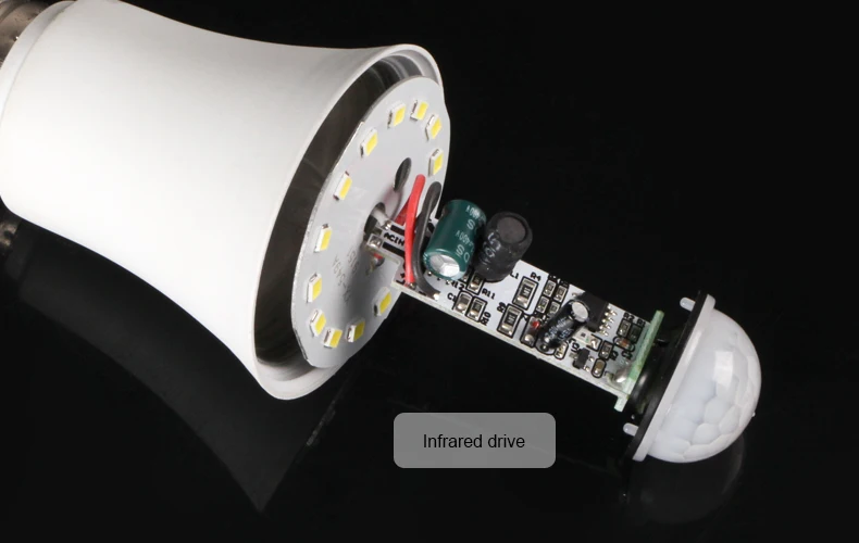 Intelligent Light Sensor Control LED Bulb Microwave Radar Motion Sensor ...