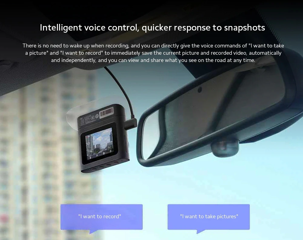 Xiaomi 130 Degree Wide-Angle Night Vision Driving Recorder