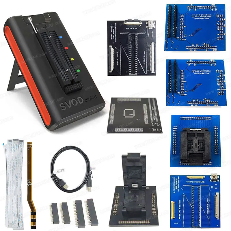 SVOD VER-4 SV0D4 Programmer with 6 Adapters & Accessories