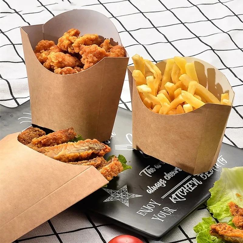 French Fries Packaging Box French Fries Take Away Boxes Potato Chip ...