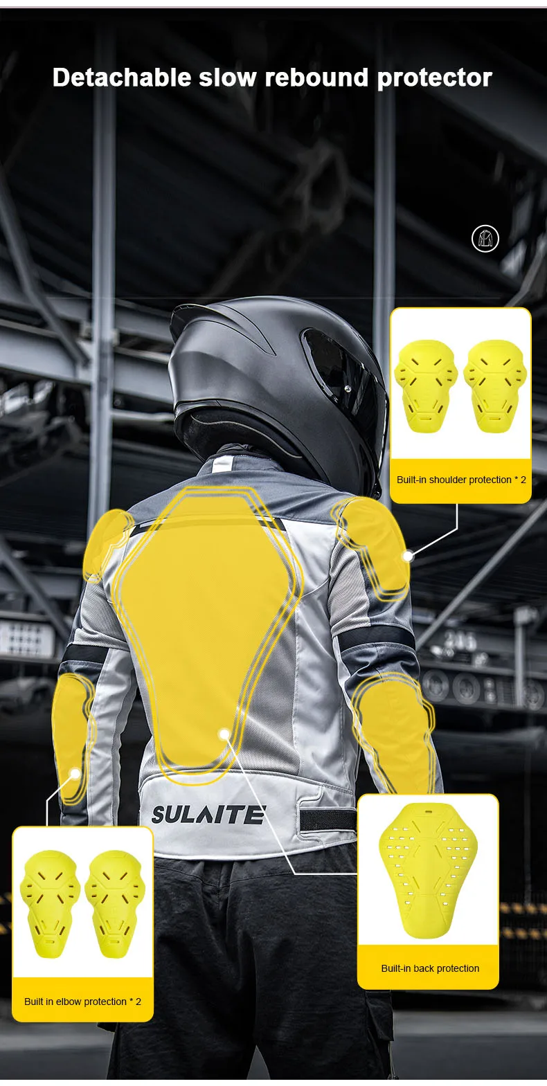 Motorbike Leather Racing Jacket - CE2 Protection & Style