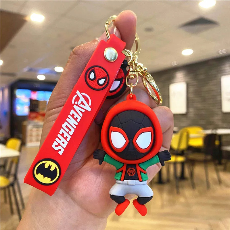Hot Selling 3d Spider Man Movie Characters Pvc Keychain Spider Man ...