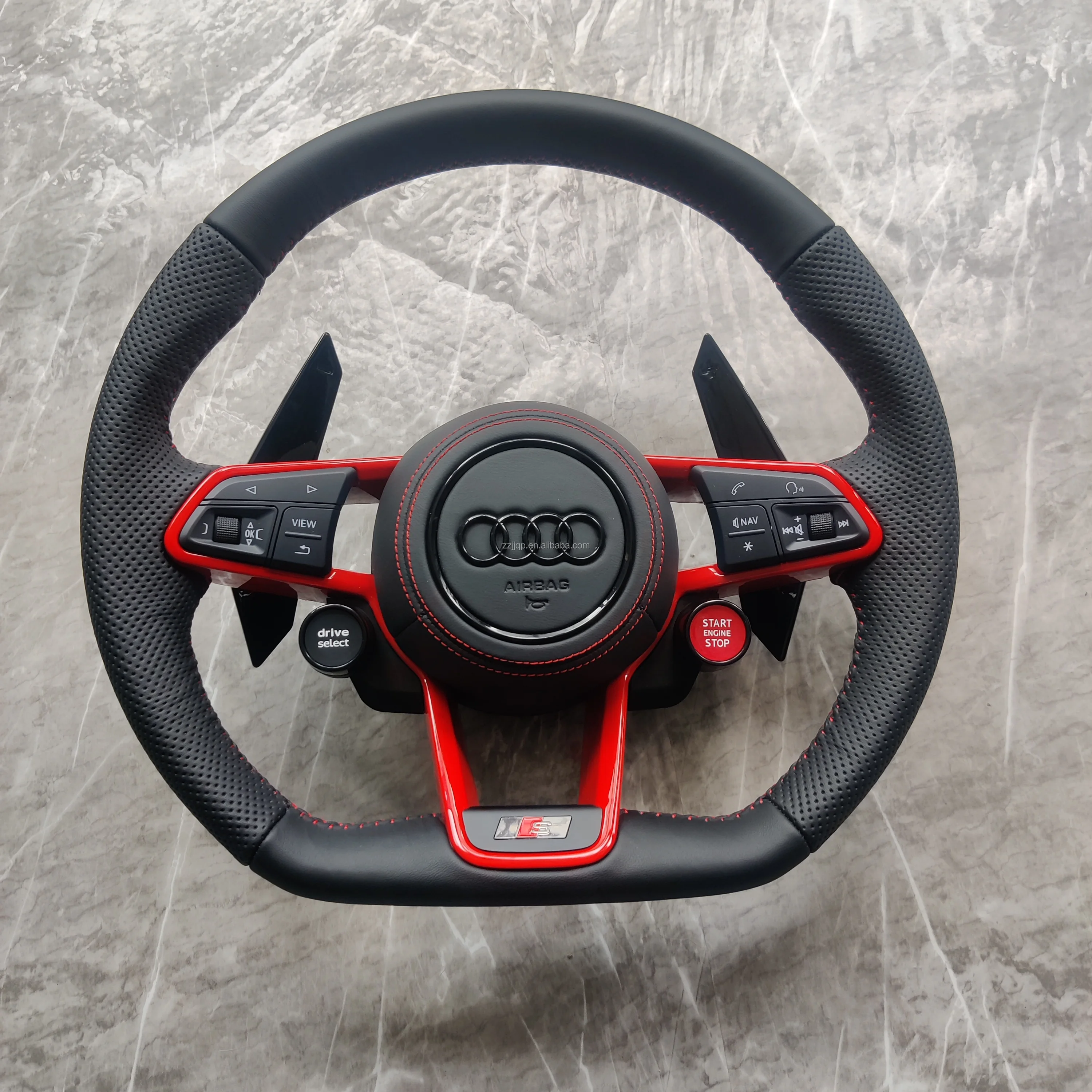 Factory Wholesale -audi Red Multi-function Steering Wheel Is Suitable ...