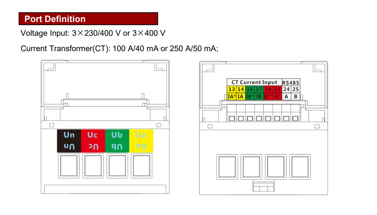 Three Phase Smart Meter DTSU666-H 100A/250A - Smart Energy Meter for ...