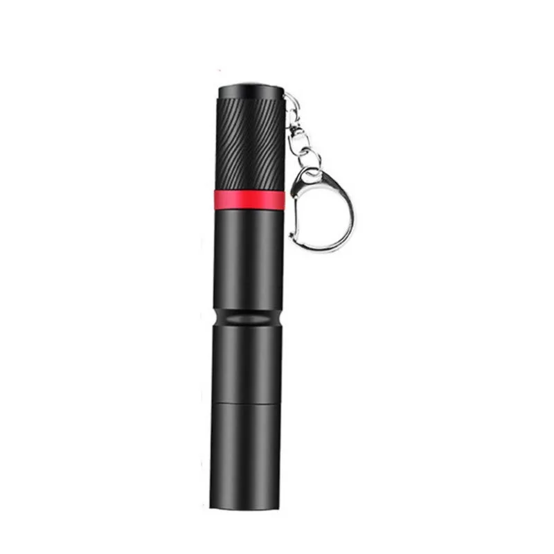 Portable Keychain Flashlight Mini Aaa Battery Torch Light Small Size ...
